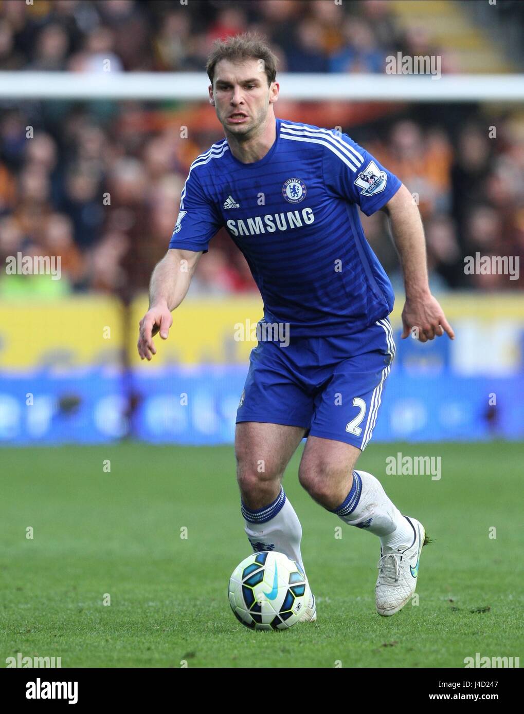 BRANISLAV IVANOVIC CHELSEA FC CHELSEA FC KC STADIUM HULL ENGLAND 22 ...