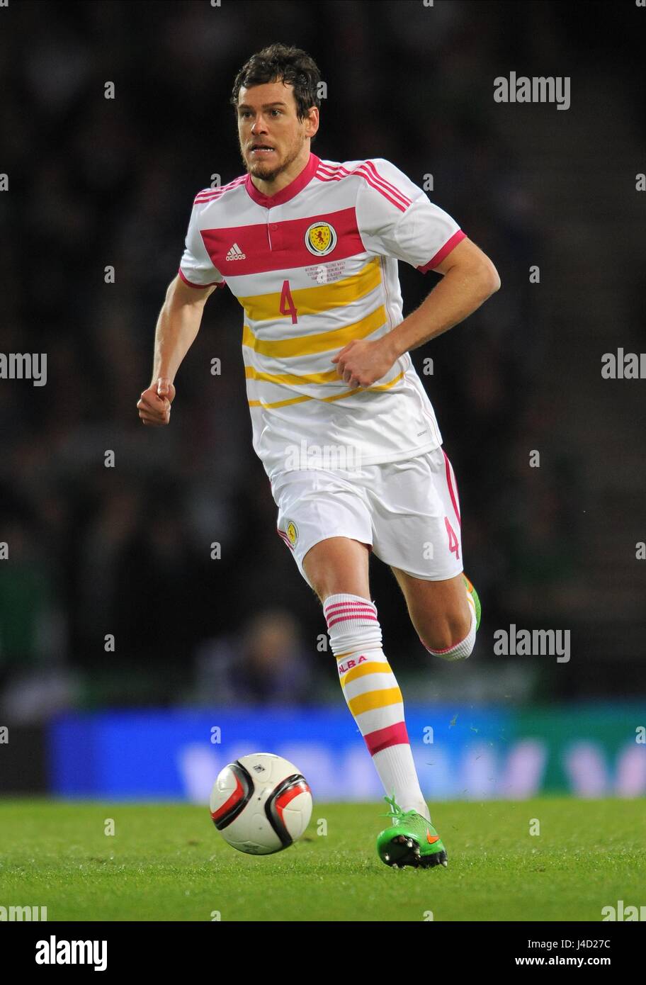 GORDON GREER SCOTLAND HAMPDEN PARK GLASGOW SCOTLAND 25 March 2015 Stock ...