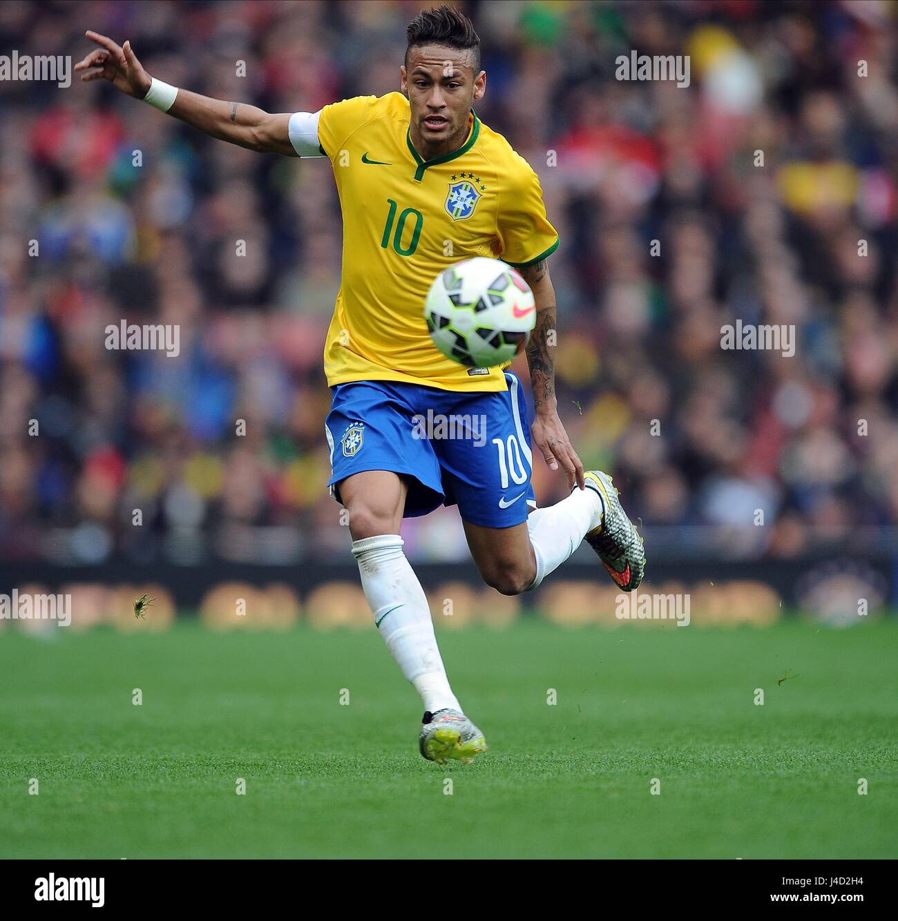 NEYMAR OF BRAZIL BRAZIL V CHILE EMIRATES STADIUM LONDON ENGLAND 29 ...