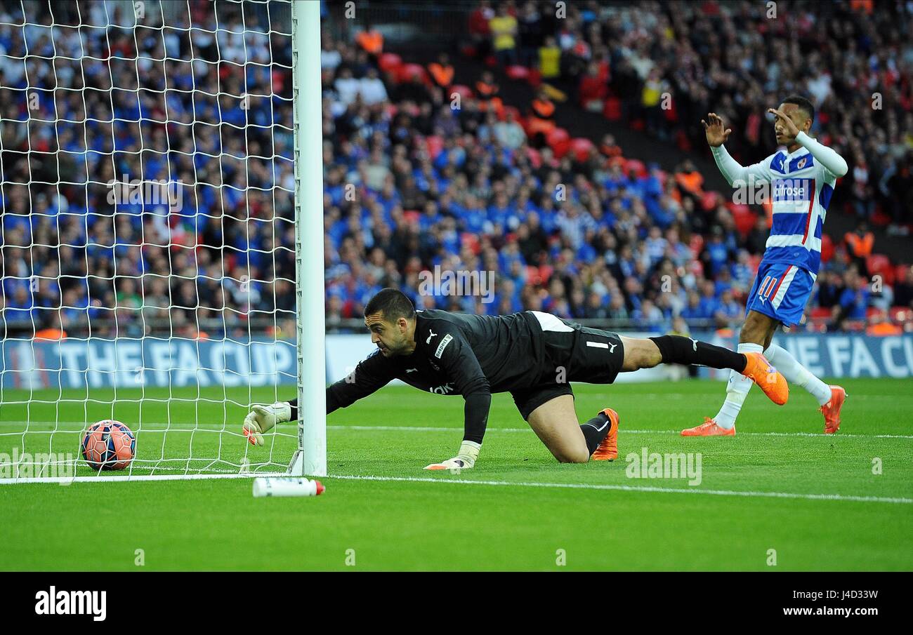 READING GOALKEEPER ADAM FEDERI READING V ARSENAL WEMBLEY STADIUM LONDON ...