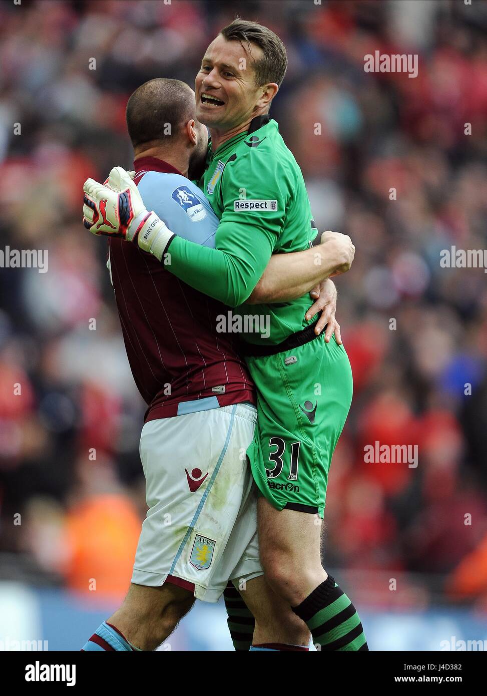 RON VLAAR OF ASTON VILLA CELEB ASTON VILLA V LIVERPOOL WEMBLEY STADIUM ...