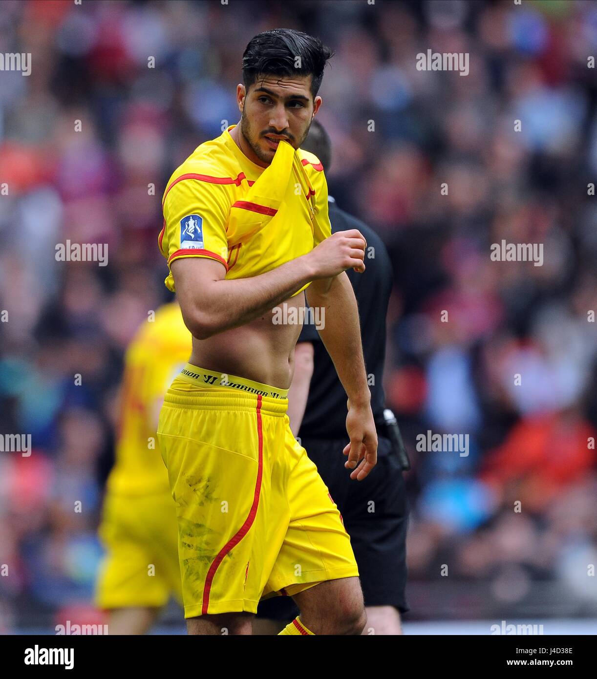 EMRE CAN OF LIVERPOOL ASTON VILLA V LIVERPOOL WEMBLEY STADIUM LONDON ...