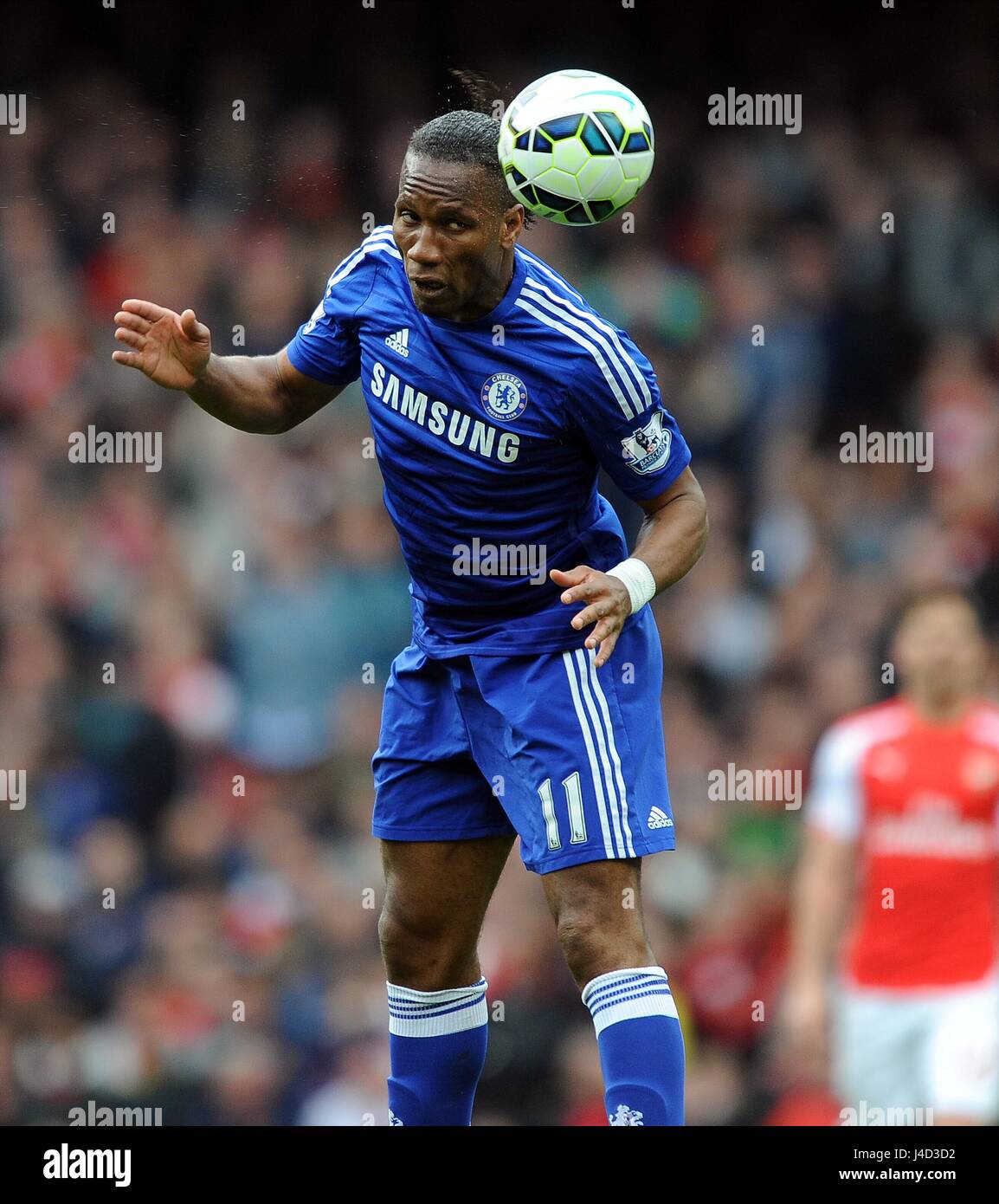 DIDIER DROGBA OF CHELSEA ARSENAL V CHELSEA EMIRATES STADIUM LONDON ...