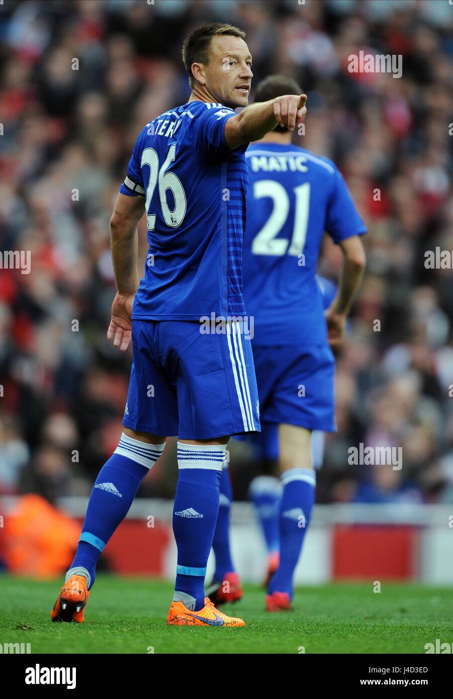JOHN TERRY OF CHELSEA ARSENAL V CHELSEA EMIRATES STADIUM LONDON ENGLAND ...