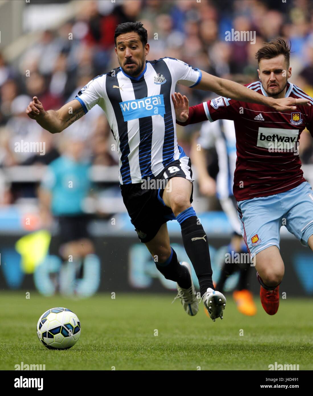 JONAS GUTIERREZ CARL JENKINSON NEWCASTLE UNITED V NEWCASTLE UNITED V ...