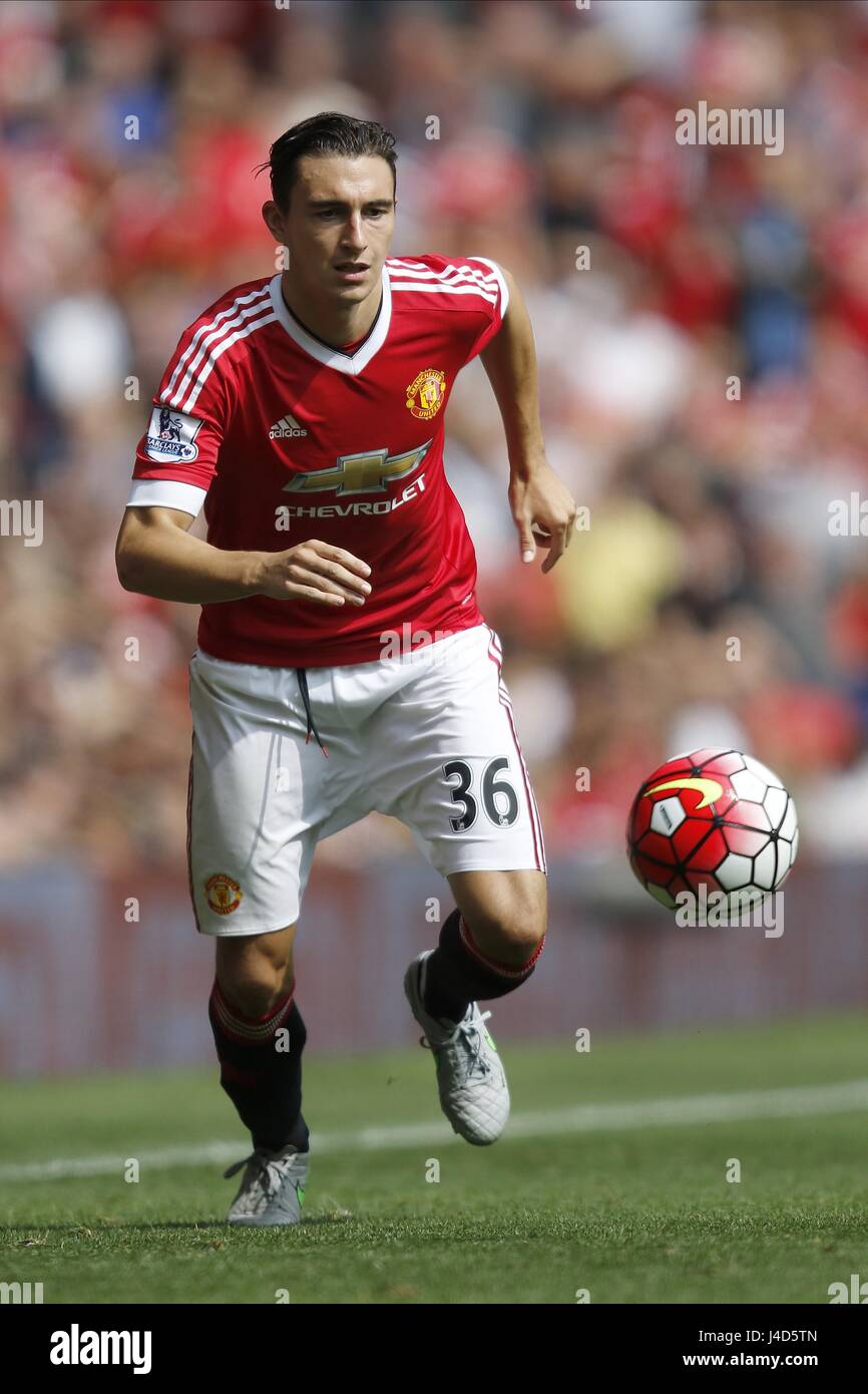 MATTEO DARMIAN MANCHESTER UNITED FC OLD TRAFFORD MANCHESTER ENGLAND 22 ...