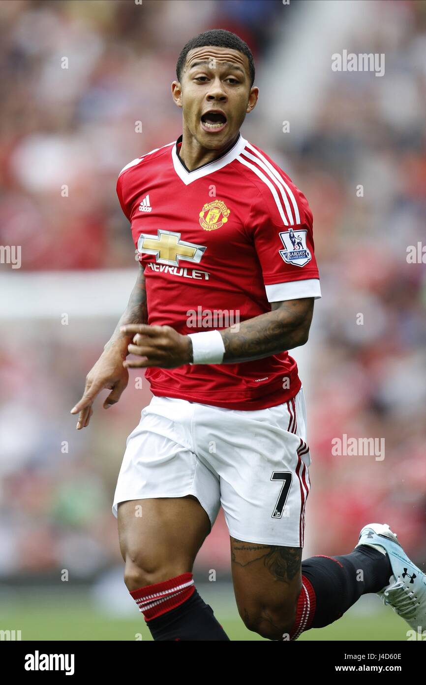 MEMPHIS DEPAY MANCHESTER UNITED FC MANCHESTER UNITED FC OLD TRAFFORD ...