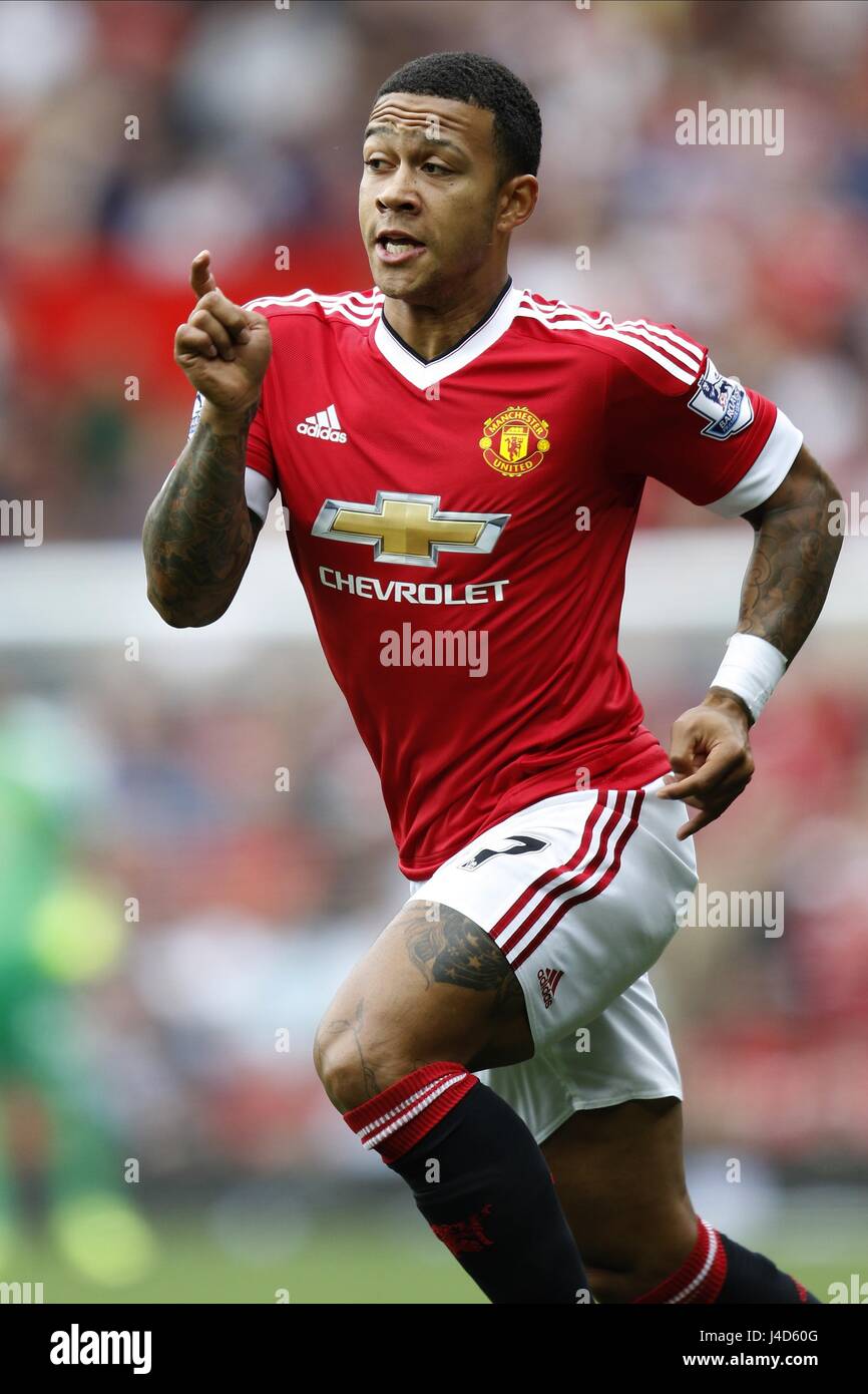 MEMPHIS DEPAY MANCHESTER UNITED FC MANCHESTER UNITED FC OLD TRAFFORD ...