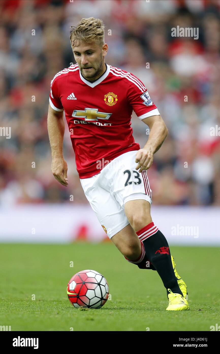 LUKE SHAW MANCHESTER UNITED FC MANCHESTER UNITED FC OLD TRAFFORD ...