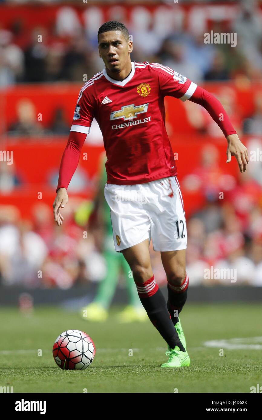 CHRIS SMALLING MANCHESTER UNITED FC MANCHESTER UNITED FC OLD TRAFFORD ...