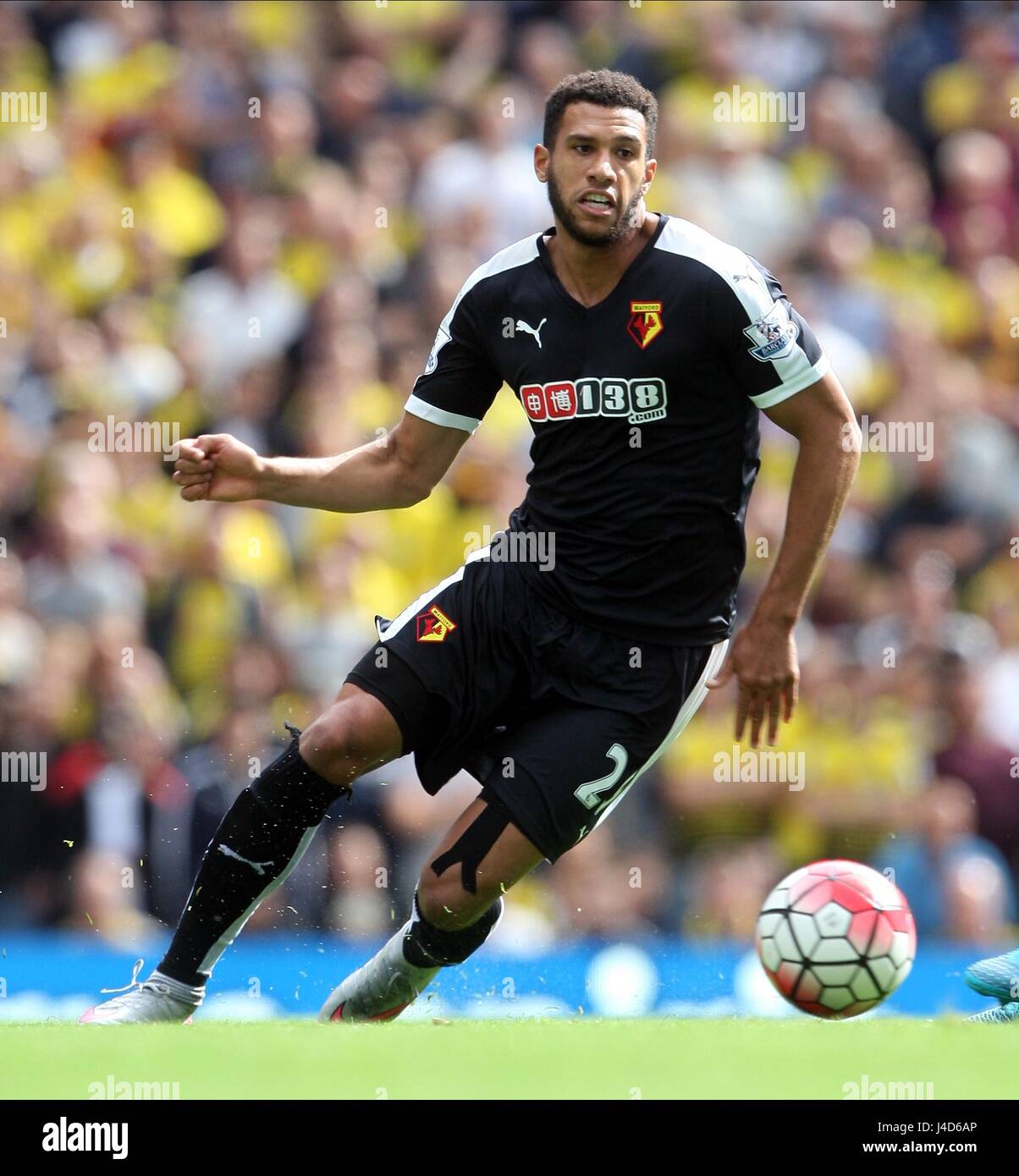 ETIENNE CAPOUE WATFORD FC WATFORD FC ETIHAD STADIUM MANCHESTER ENGLAND ...