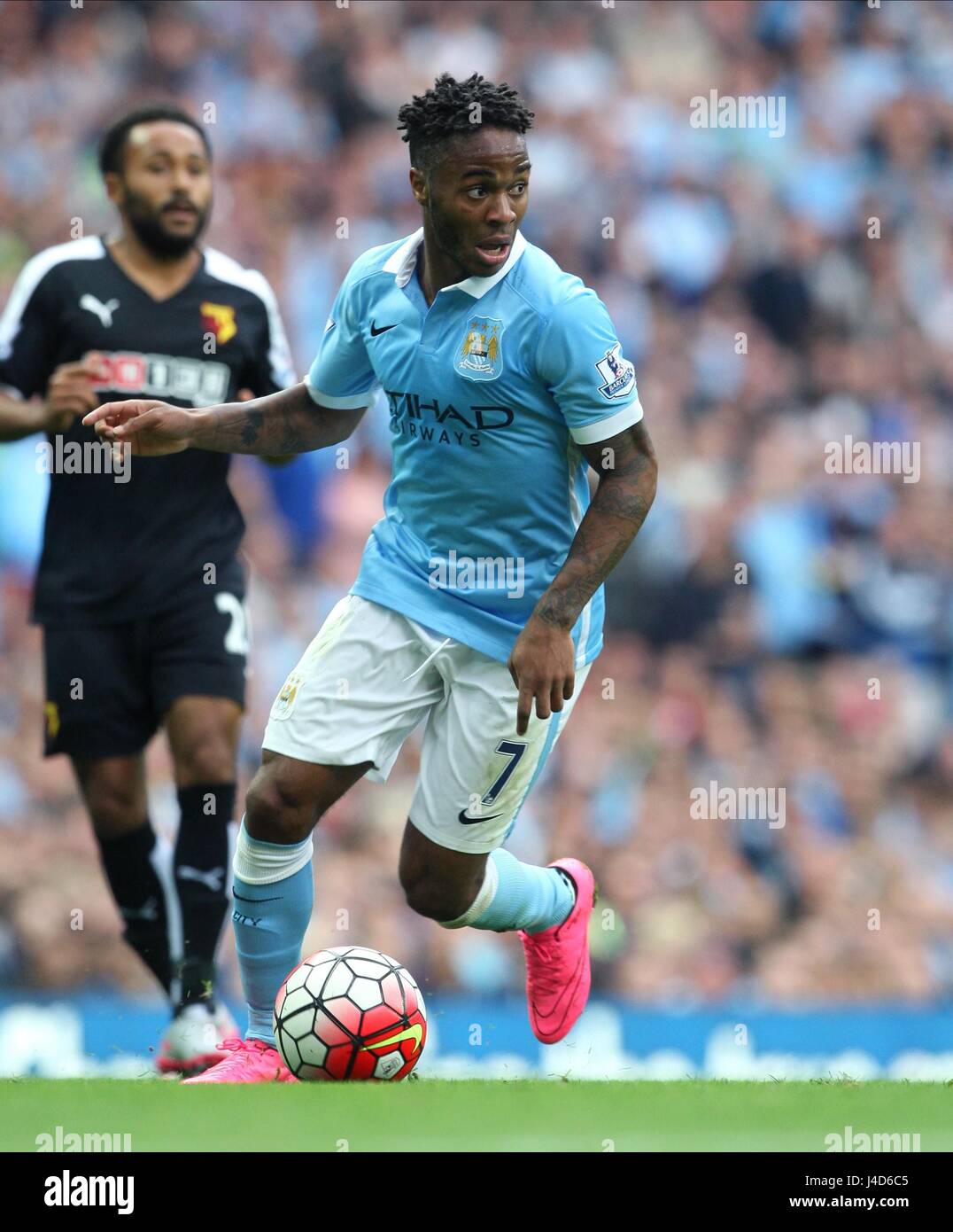 RAHEEM STERLING MANCHESTER CITY FC MANCHESTER CITY FC ETIHAD STADIUM ...