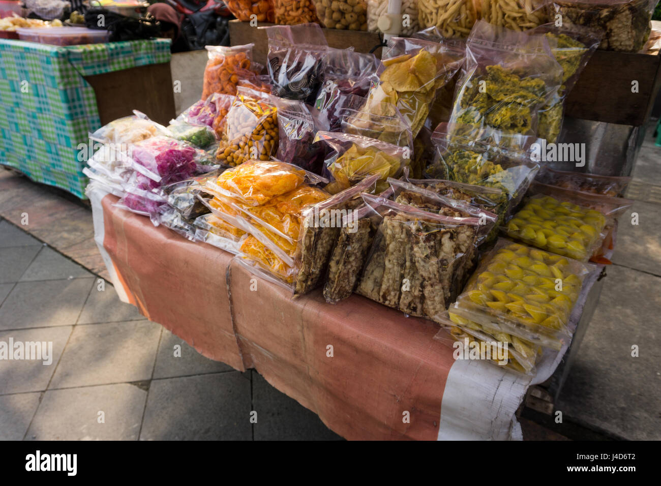 traditional snack on sale in traditional market photo taken in Bogor ...