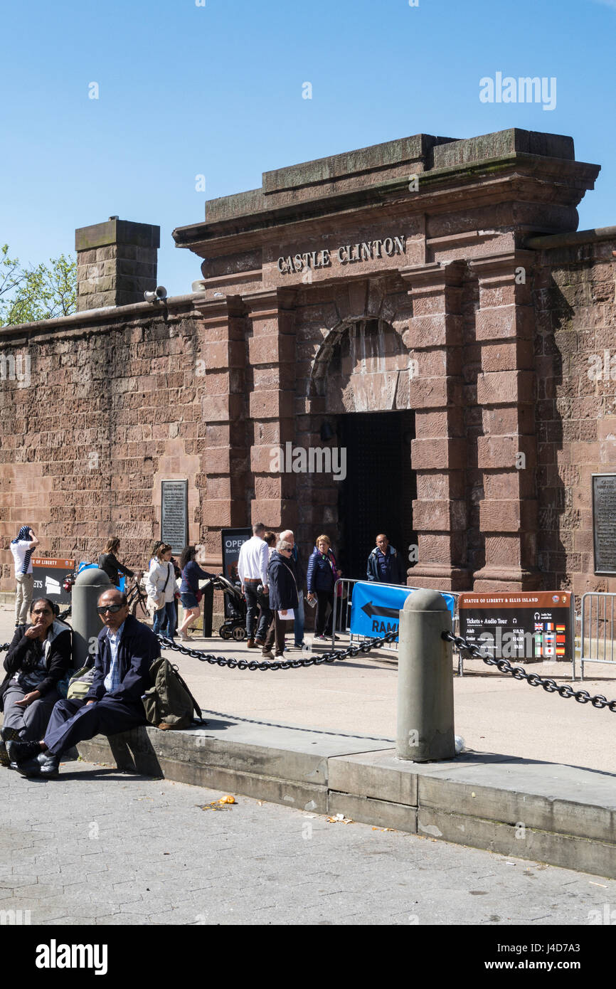 Battery Park, Castle Clinton, New York City, USA Stock Photo - Alamy