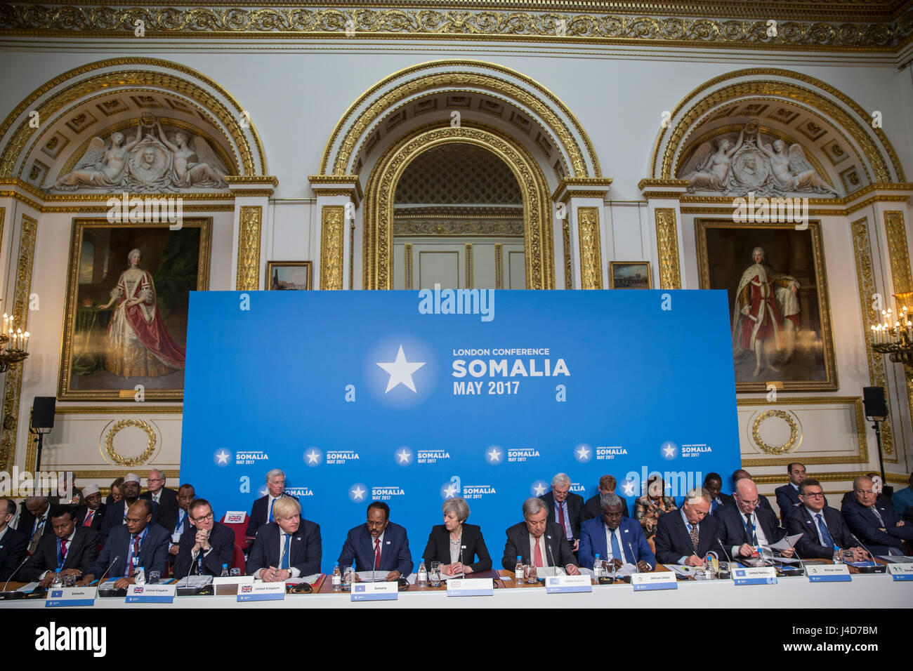 Conference At Lancaster House In London Stock Photos & Conference At ...