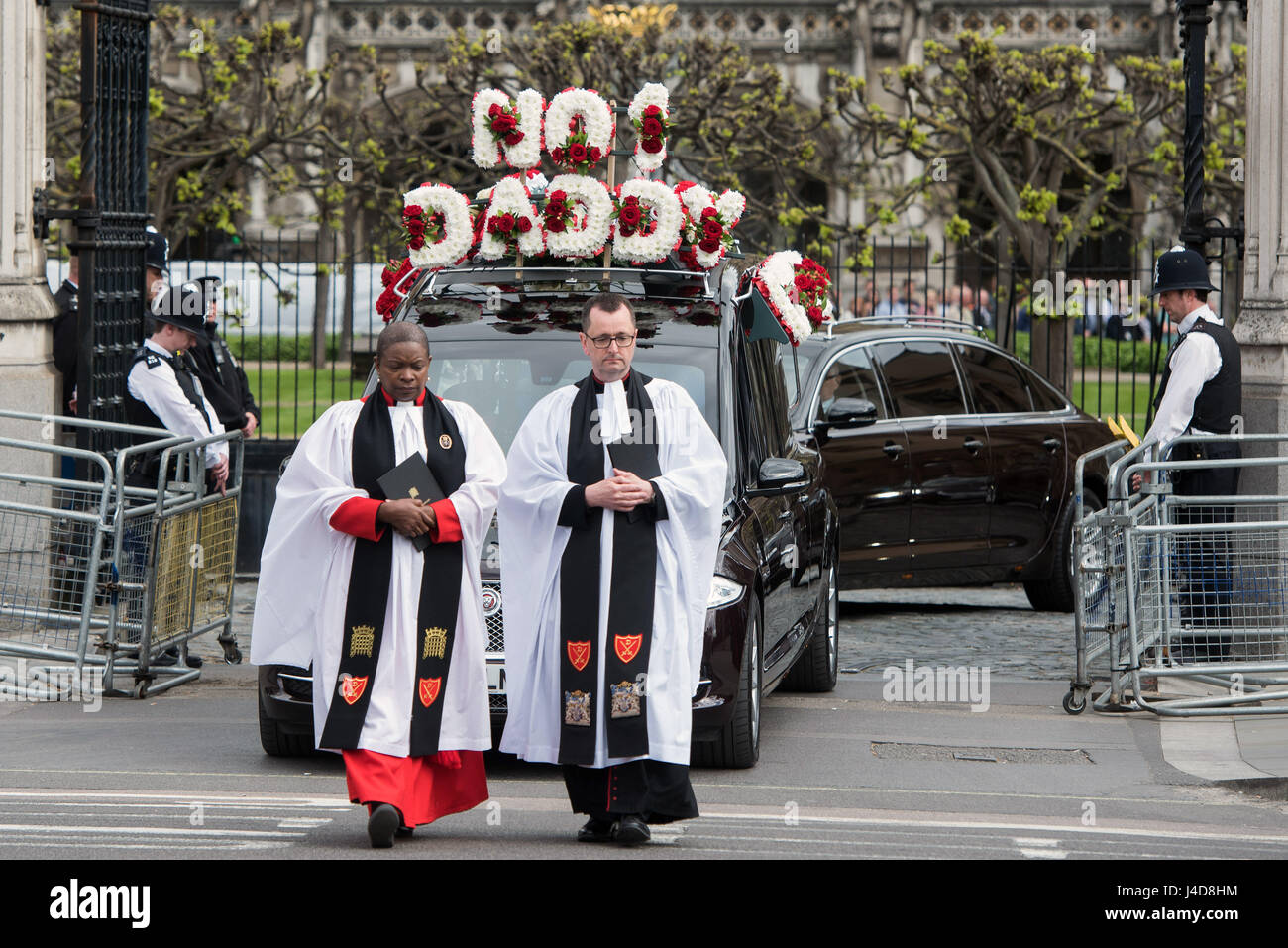 PC Keith Palmer Funeral Procession at the Houses of Parliament ...