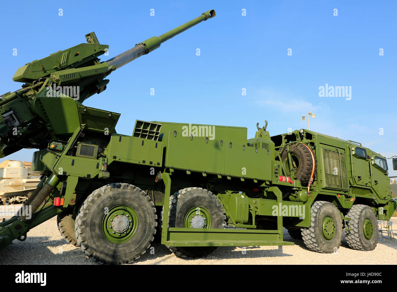Israel, Elbit Systems Soltam Atmos 155mm Howitzer at the Armored Corps ...