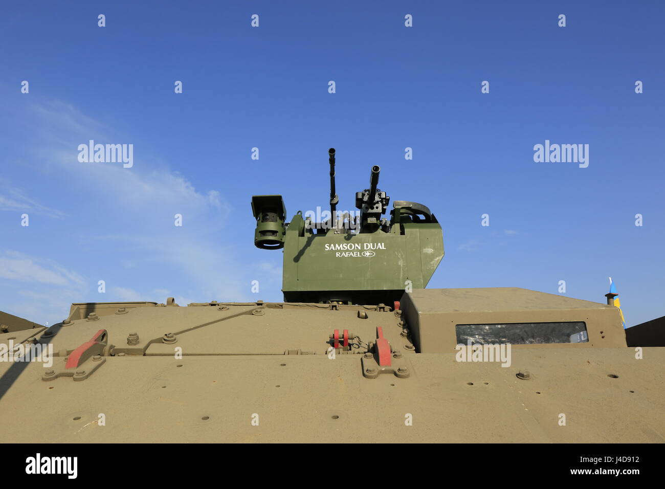 Israel, Rafael’s Samson Dual remote weapon station (RWS) at the Armored ...