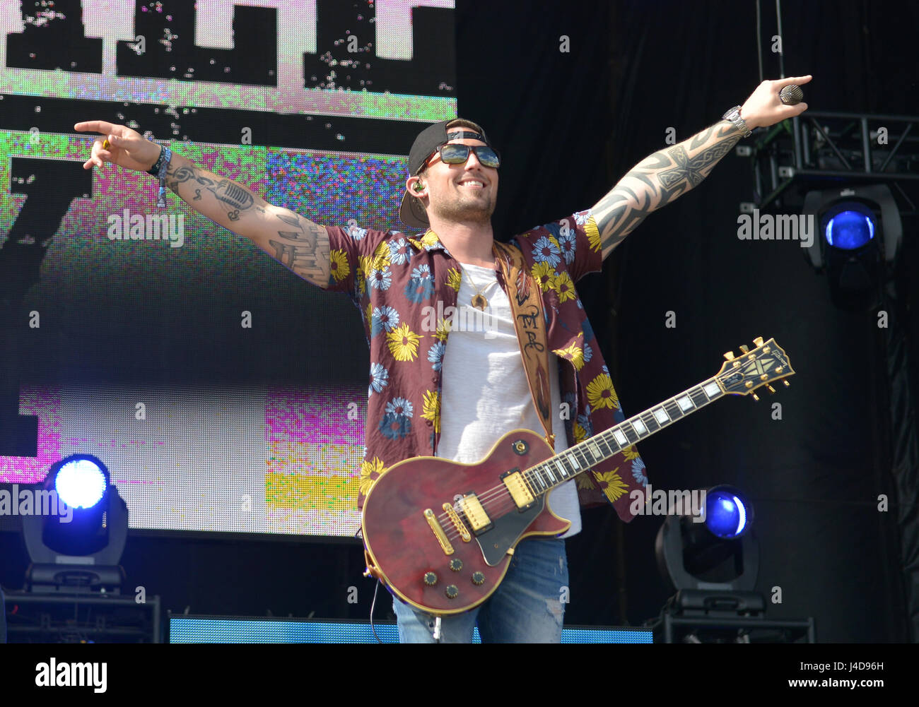 Michael Ray performs during the Rock the Ocean's Tortuga Music Festival ...