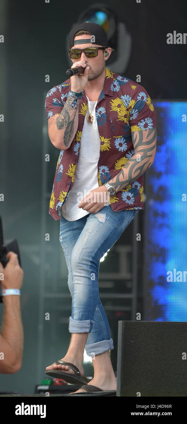 Michael Ray performs during the Rock the Ocean's Tortuga Music Festival ...