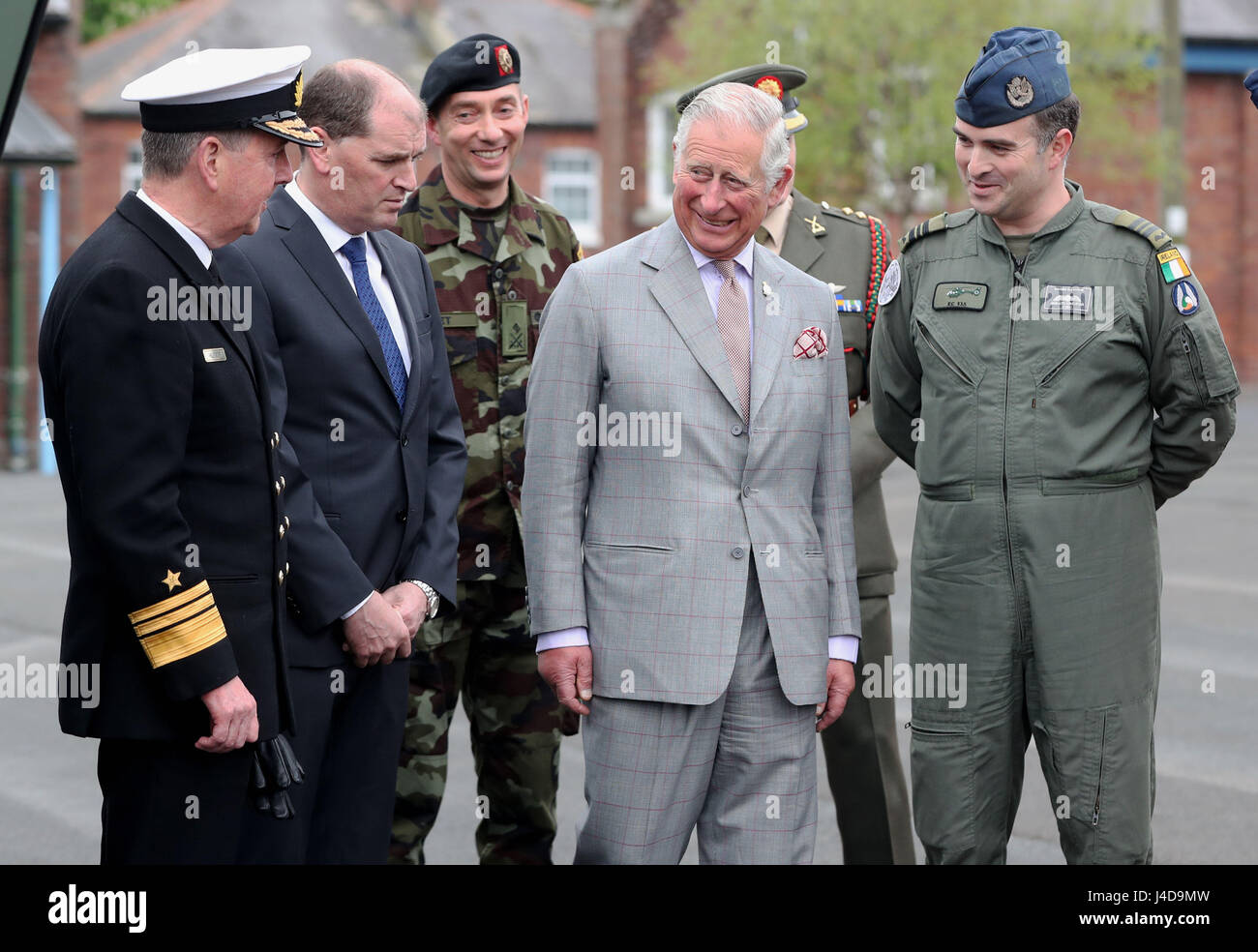 The Prince of Wales chats with Vice Admiral Mark Mellett and Junior ... The Prince of Wales chats with Vice Admiral Mark Mellett and Junior ...