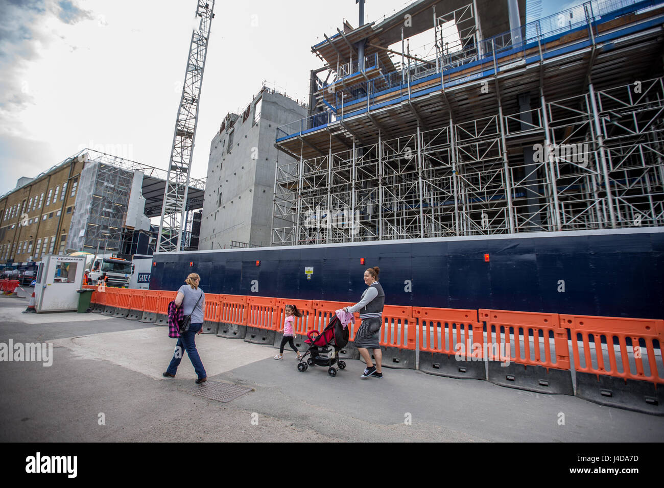 General view of building works at the new Tottenham Hotspur stadium ...