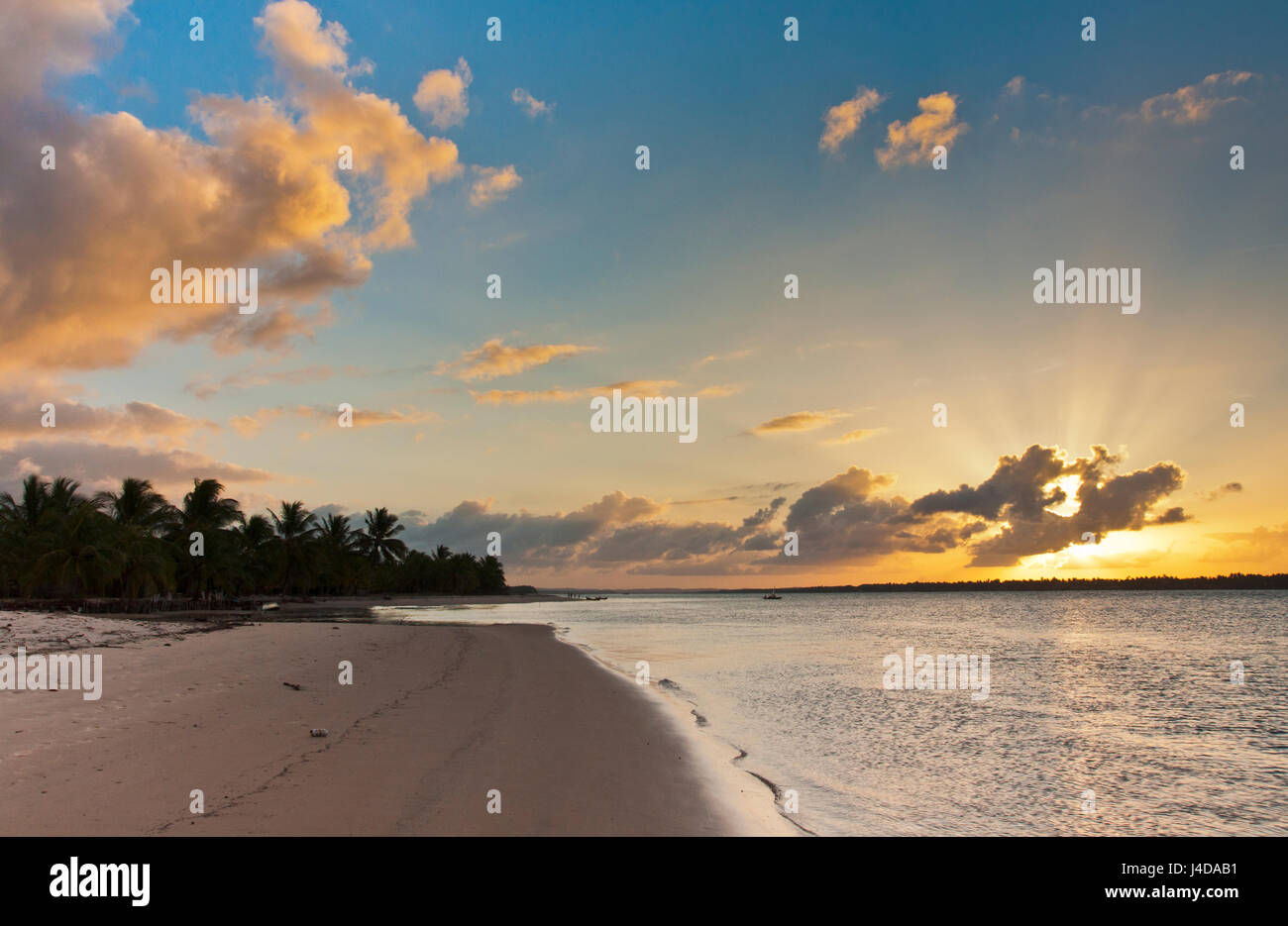 Brazil, tropic and exotic landscape of Mangue Seco in Bahia, Brazil ...