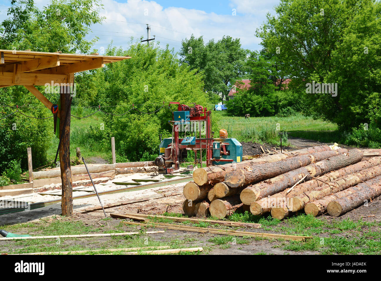 Primary sawmill hi-res stock photography and images - Alamy