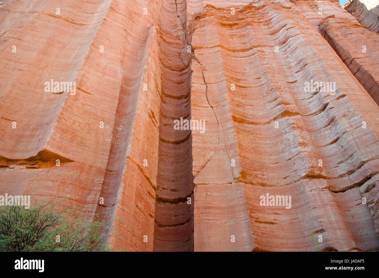 The Chimney Rock Formation - Talampaya National Park - Argentina Stock ...