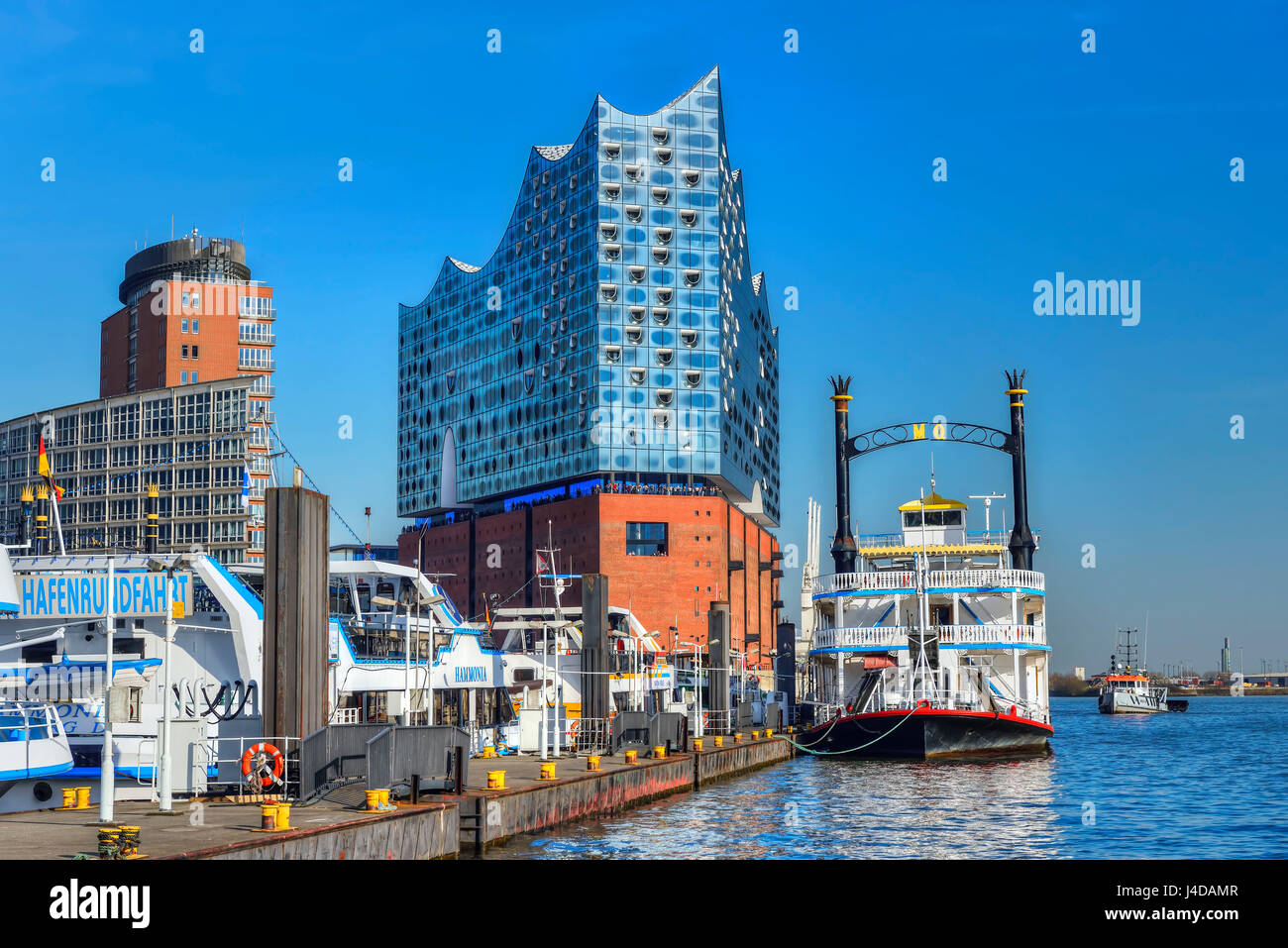 The Elbphilharmonie in the harbour of Hamburg, Germany, Europe, Die ...
