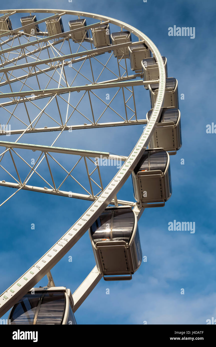 Big wheel and roller coaster hi-res stock photography and images - Alamy