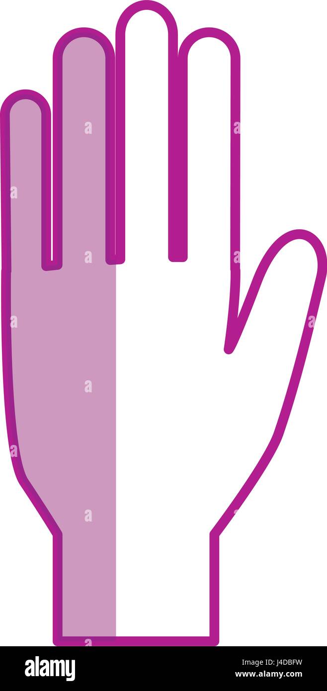 hand human isolated icon Stock Vector Image & Art - Alamy