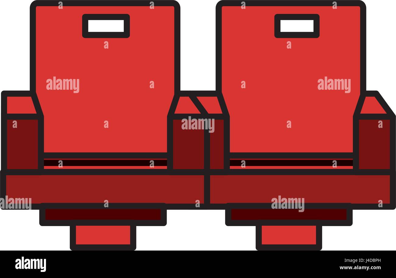 Auditorium chairs Stock Vector Images - Alamy