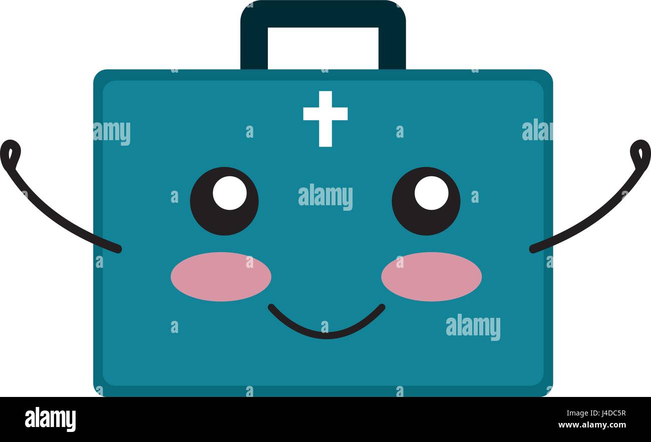 medical kit kawaii character Stock Vector Image & Art - Alamy