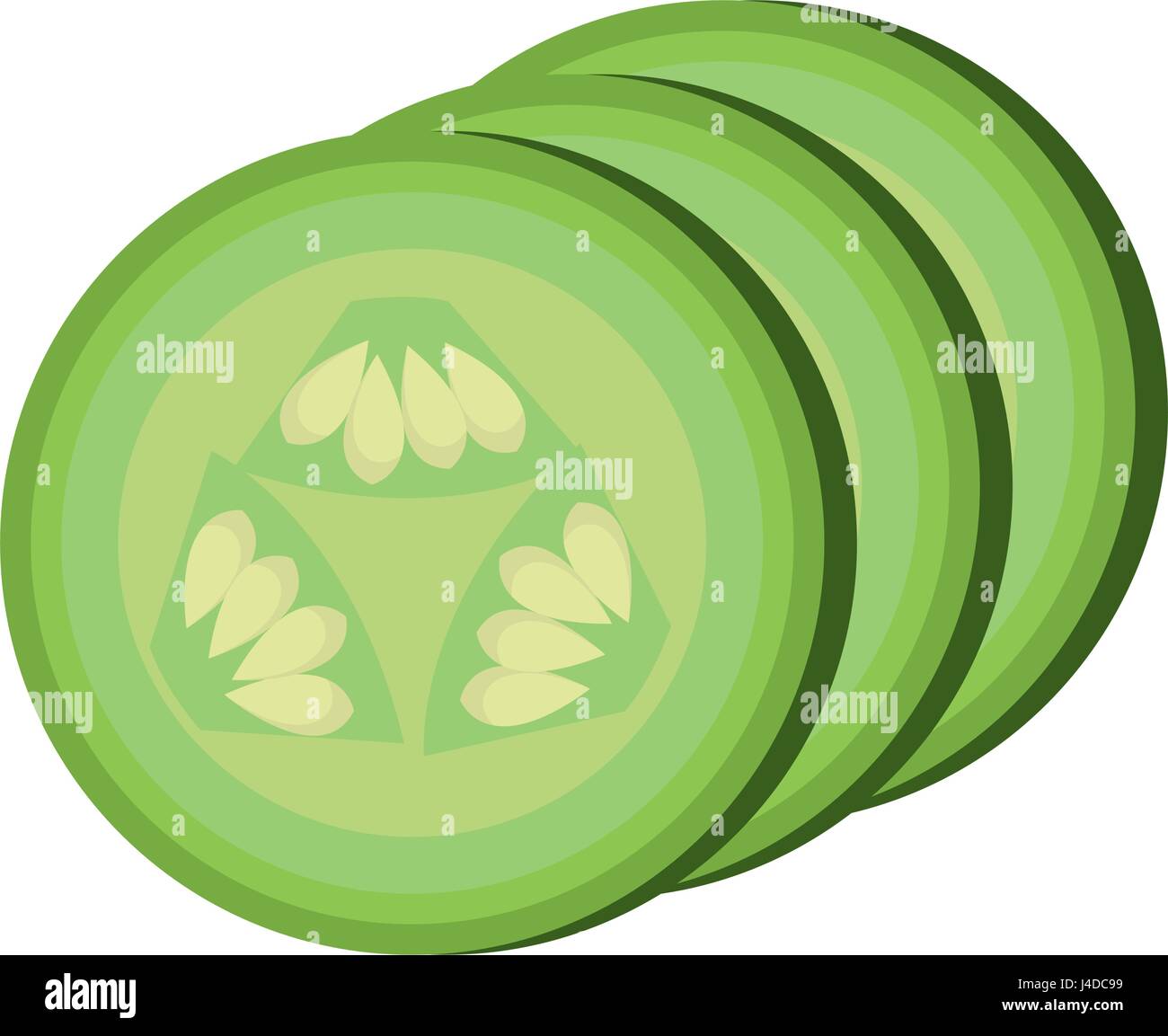 sliced cucumber vegetable healthy food Stock Vector Image & Art - Alamy