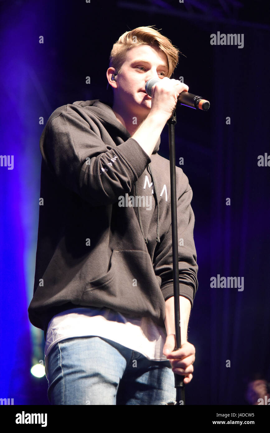 Mike Singer performing during his 'Karma' tour at Huxleys Neue Welt in ...