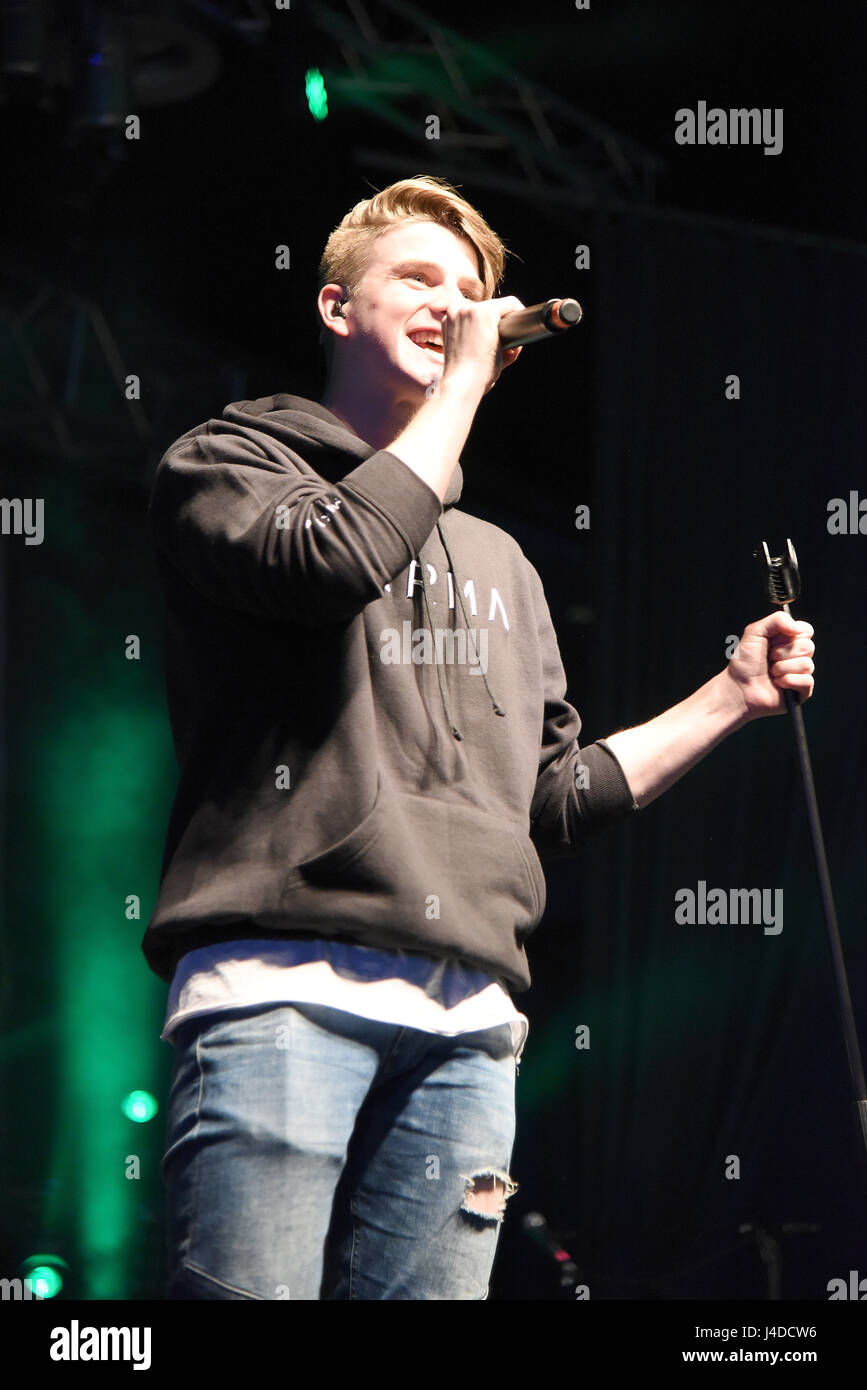 Mike Singer performing during his 'Karma' tour at Huxleys Neue Welt in ...