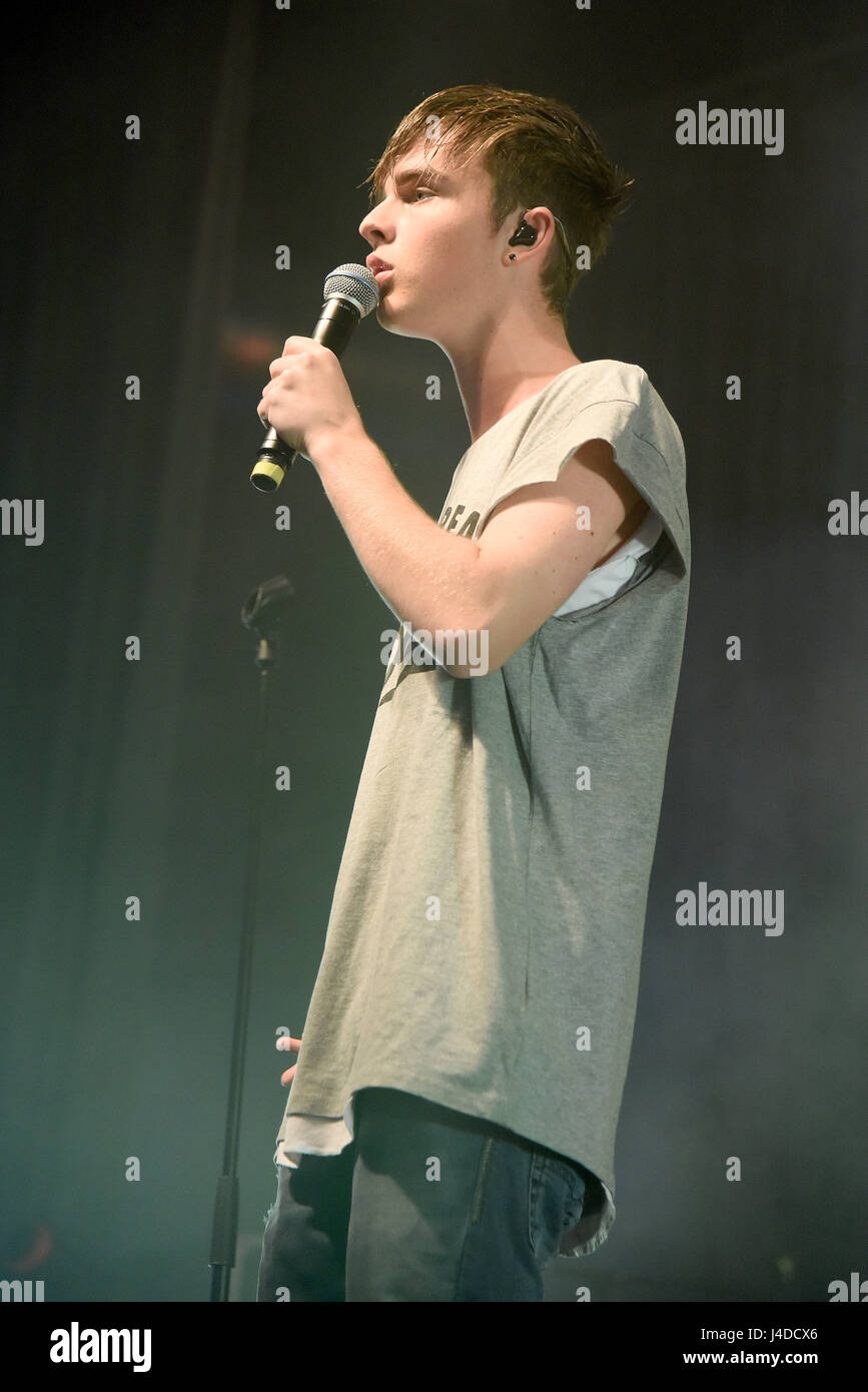 Mike Singer performing during his 'Karma' tour at Huxleys Neue Welt in ...