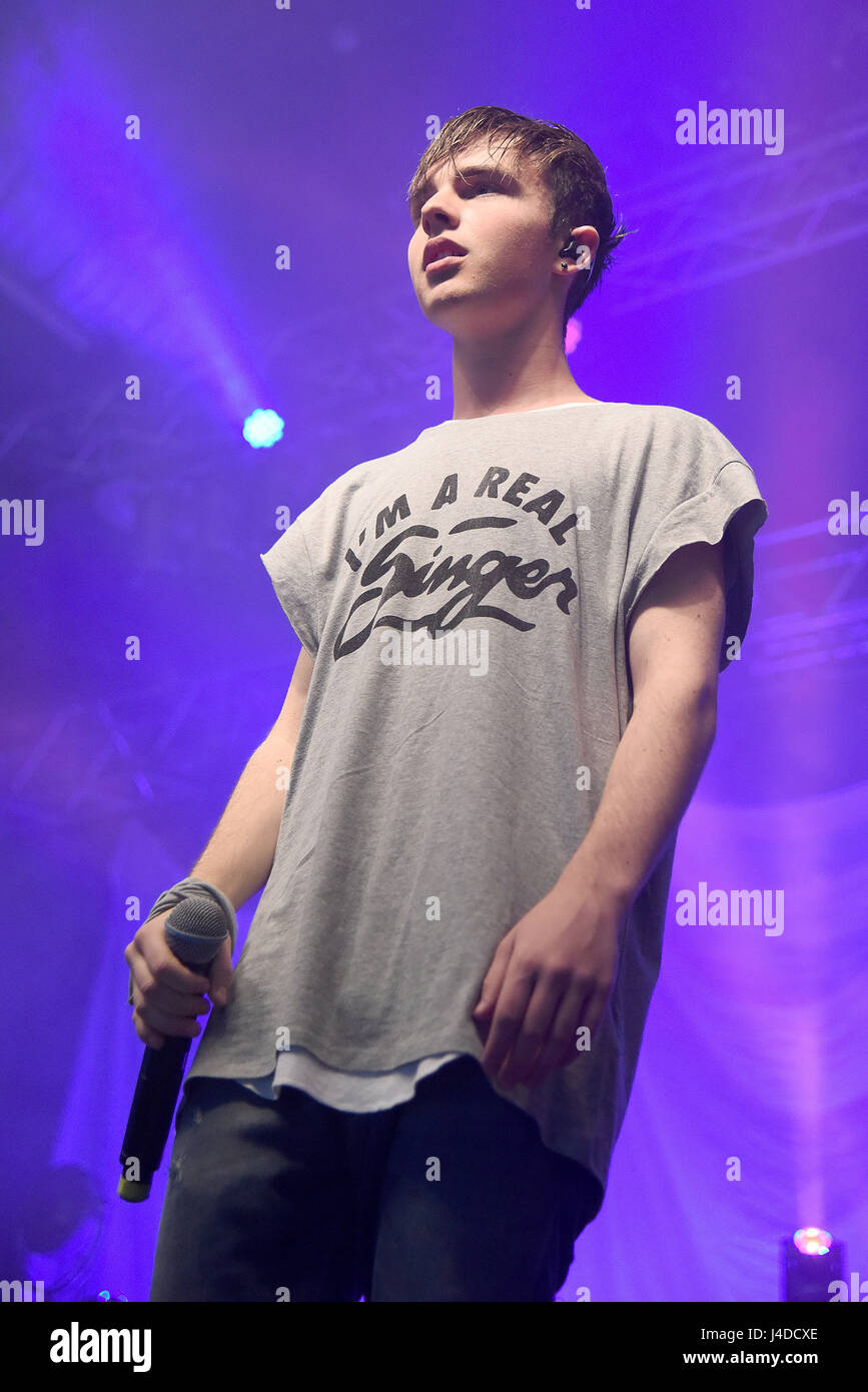 Mike Singer performing during his 'Karma' tour at Huxleys Neue Welt in ...