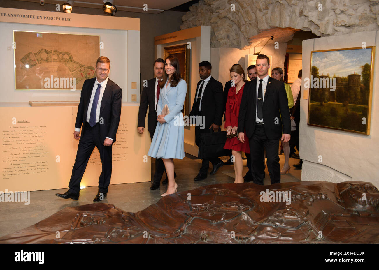 Crown princess stephanie second right luxembourg drsi eechelen museum ...