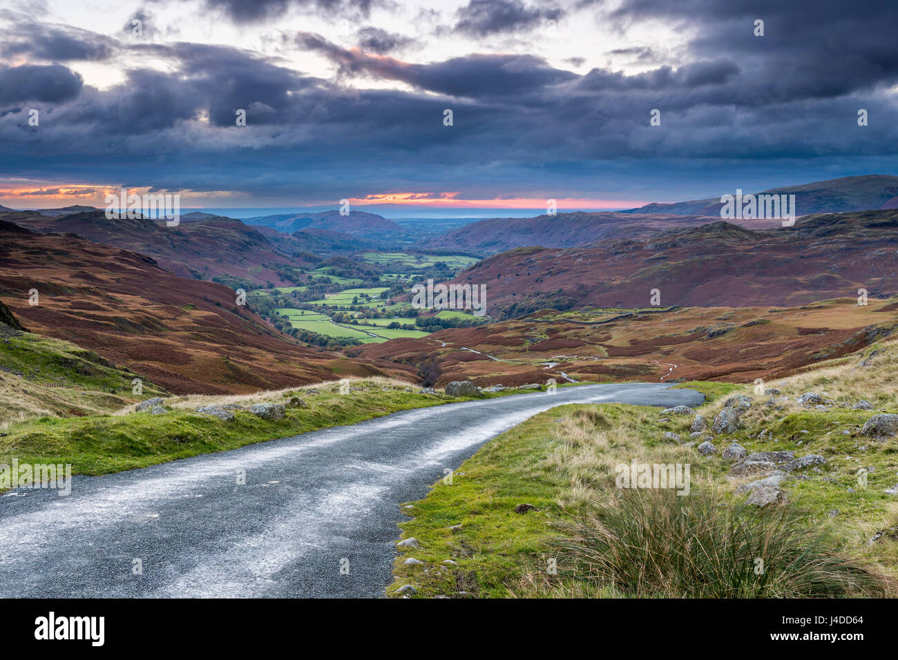 Hardknott fort hardknott pass lake hi-res stock photography and images ...