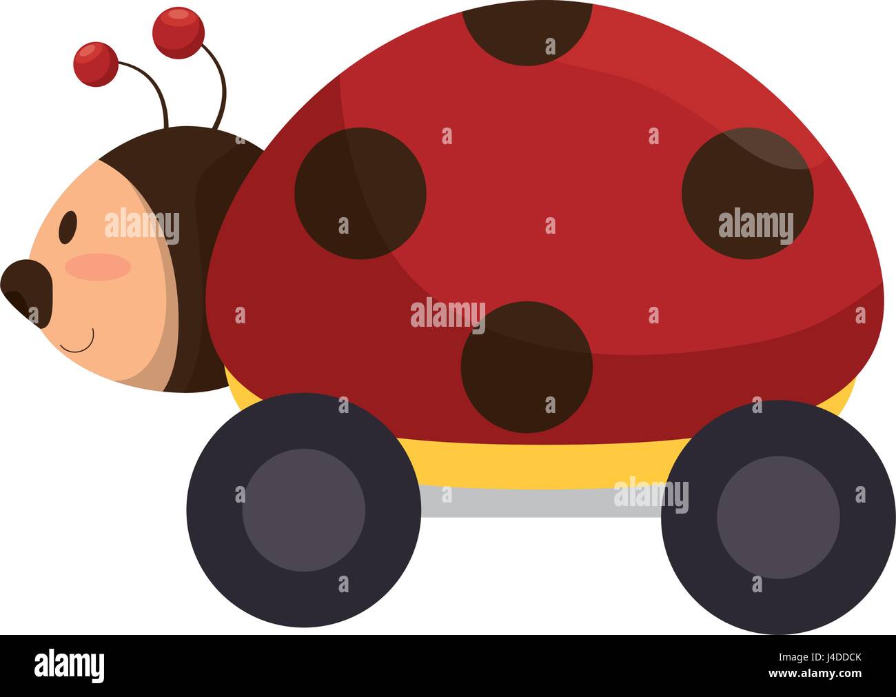 ladybug with wheels icon Stock Vector Image & Art - Alamy