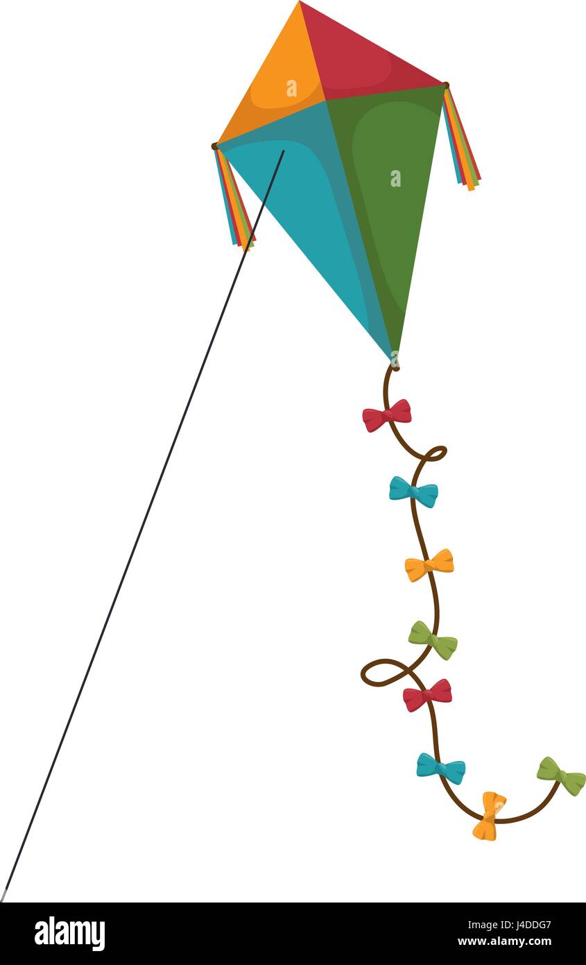 cute kite flying icon Stock Vector Image & Art - Alamy