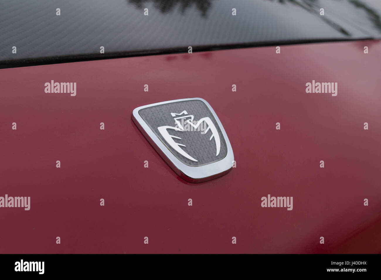 Long Beach, USA - May 6 2017: Toyota MR2 1993 SW20 emblem on display ...