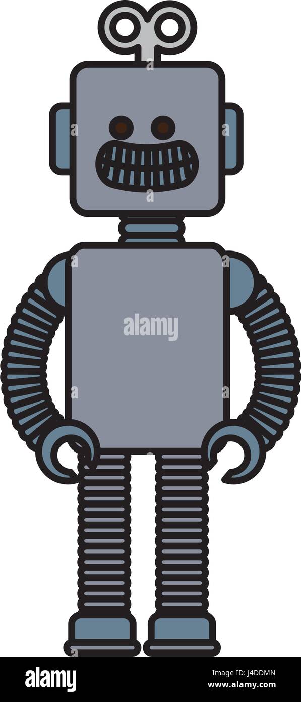 electric robot toy isolated icon Stock Vector Image & Art - Alamy