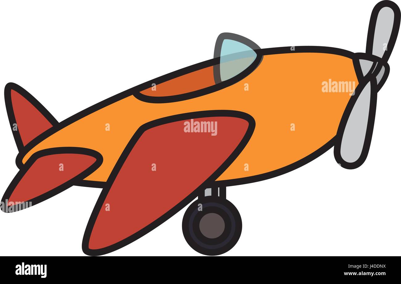 cute airplane toy icon Stock Vector Image & Art - Alamy