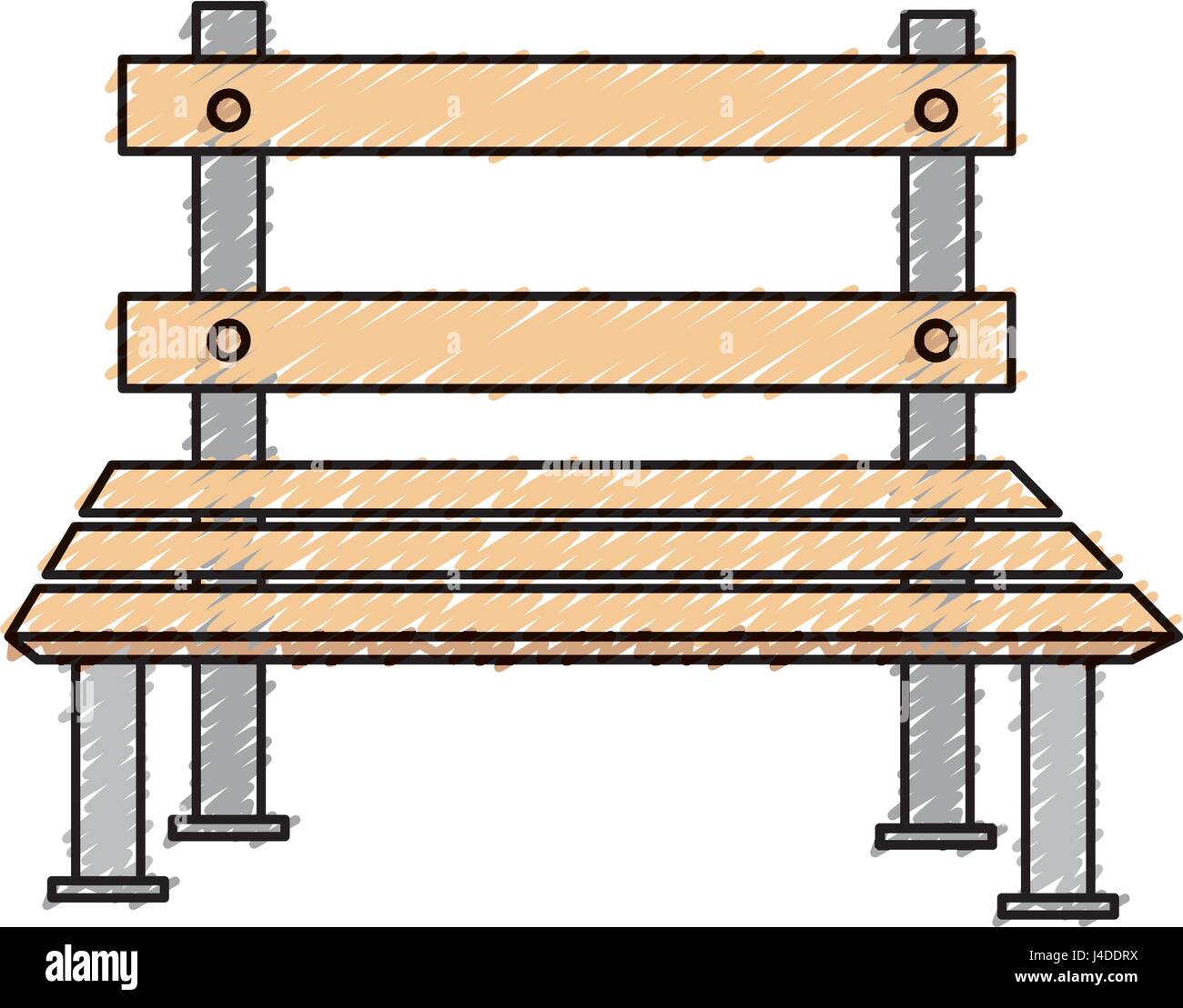 Old chair garden Stock Vector Images - Alamy