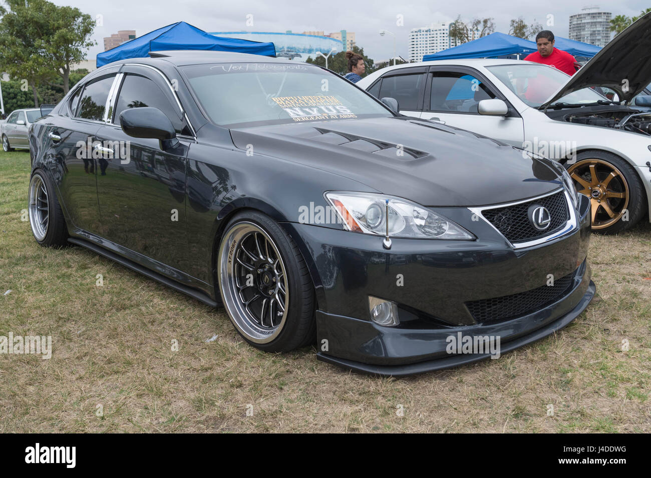Long Beach, USA - May 6 2017: Lexus IS 250 on display during the 22nd ...