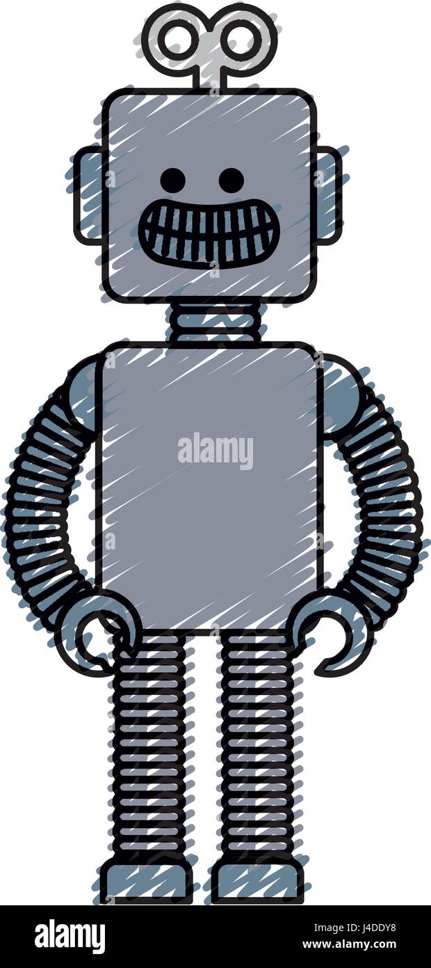 electric robot toy isolated icon Stock Vector Image & Art - Alamy