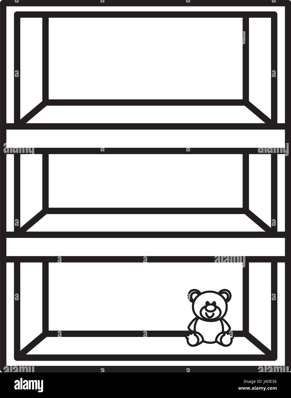 Child toy store shelf Stock Vector Images - Alamy